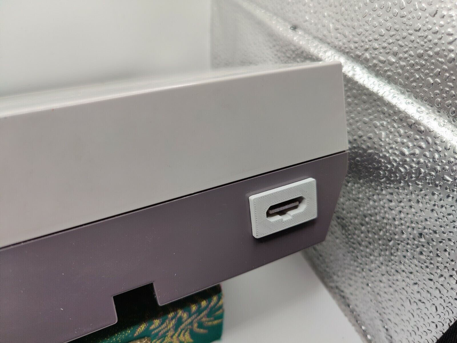 SNES Style Multi-Out 3D Printed panel mount for front load NES for ...