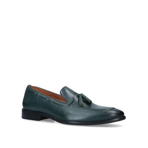 BNWT KURT GEIGER LONDON LEATHER LEVI MEN SHOES DARK GREEN SIZE:UK8/EU42 ...
