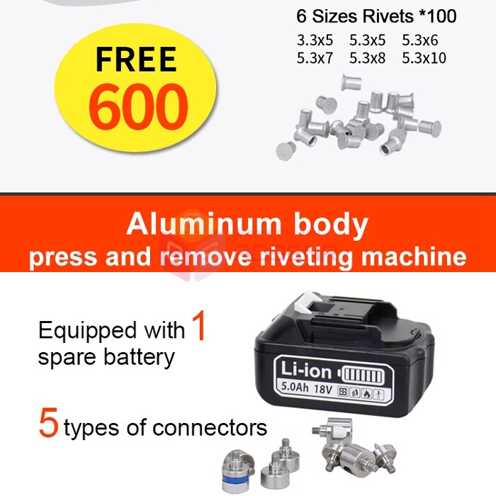 Aluminum Car Body Repair Riveter Self Piercing Riveting Machine Rivet ...
