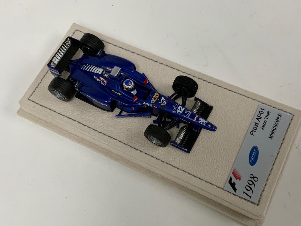 1/43 Minichamps Prost AP01 1998 F1 of Jarno Trulls on Custom base MG822 ...