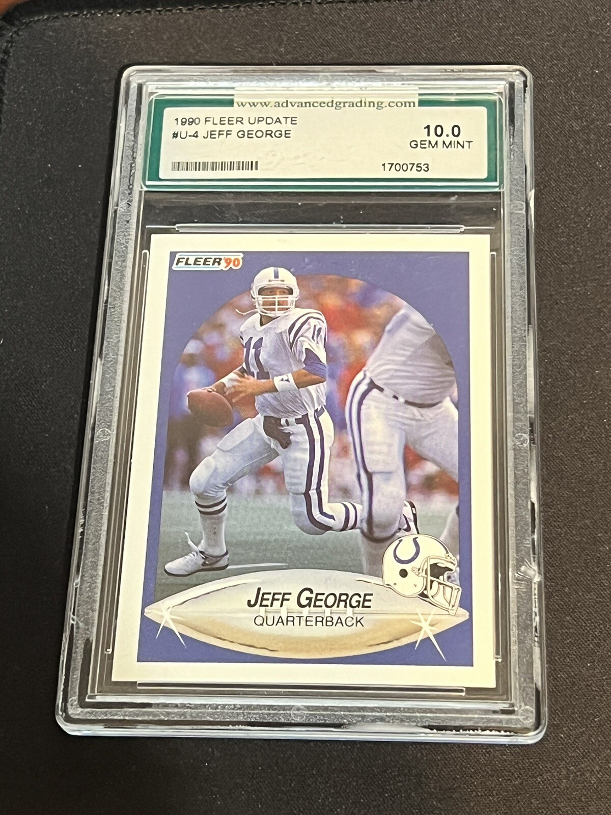 1990 Fleer Update - Jeff George #U-4 (RC) for sale online | eBay