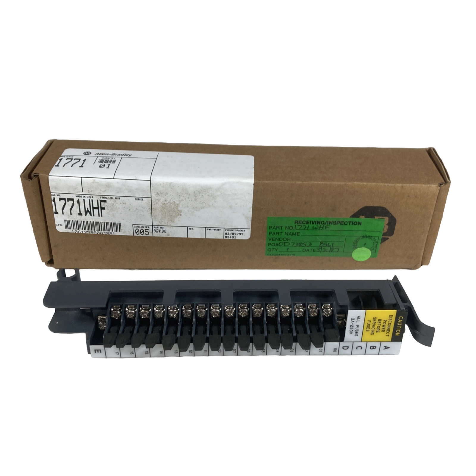 Allen Bradley 1771WHF 1771-whf Fused Field Wiring Arm for sale online ...