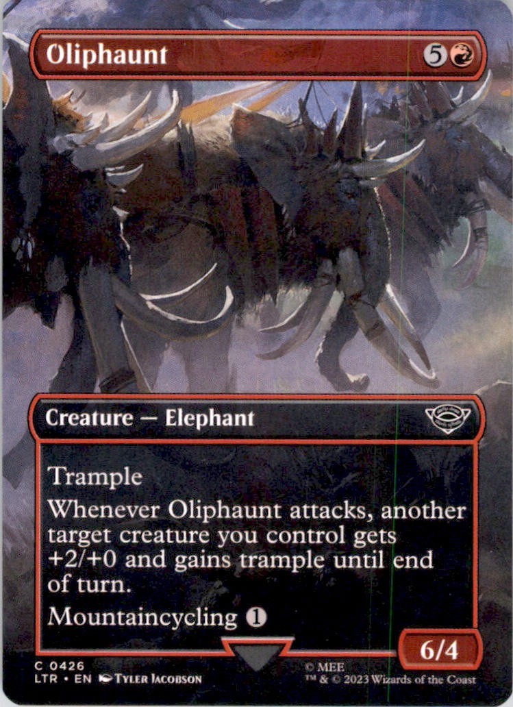 Oliphaunt (Borderless) Universes Beyond: The Lord of the Rings: Tales ...