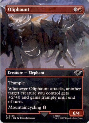 Oliphaunt (Borderless) Universes Beyond: The Lord of the Rings: Tales ...