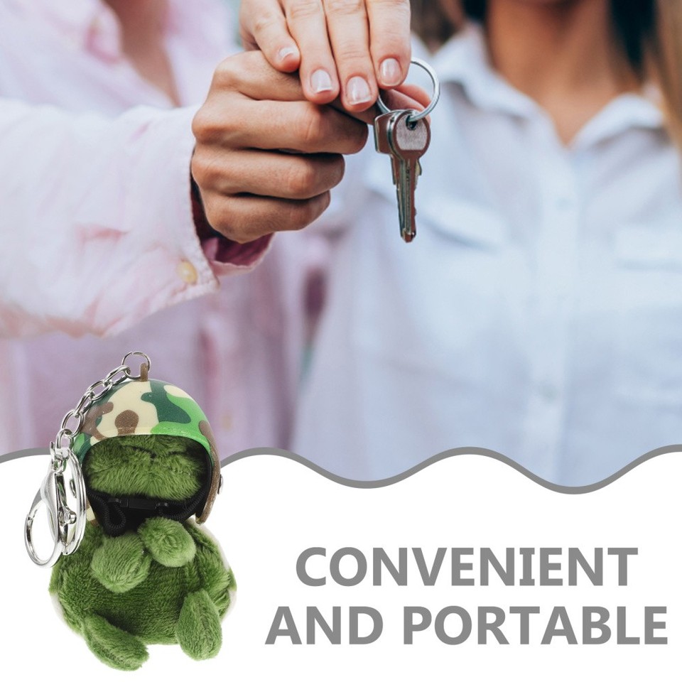 Cartoon Keychain Charm Creative Animal Keyring Pendant Turtle Hanging ...