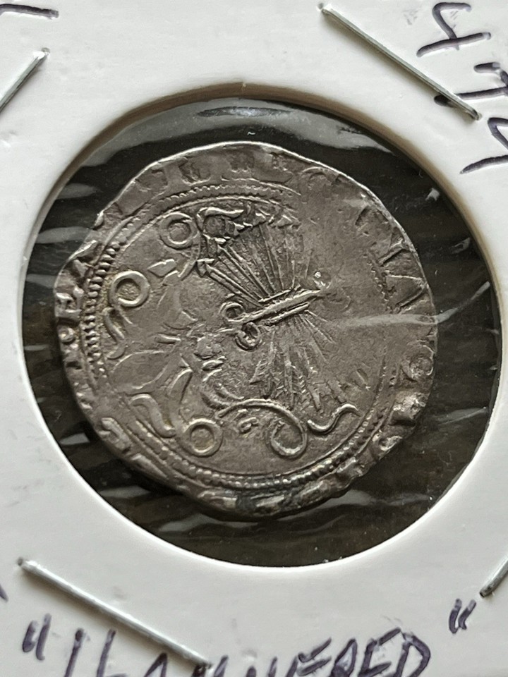 1474 - 1 REALE -SPAIN SPANISH SILVER “HAMMERED” -FAMOUS SEVILLE MINT ...
