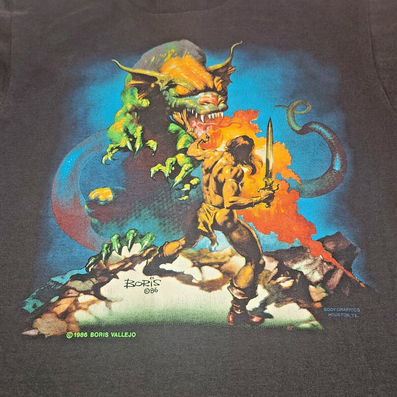 VINTAGE 1986 BORIS VALLEJO Conan The Barbarian Comic … - Gem