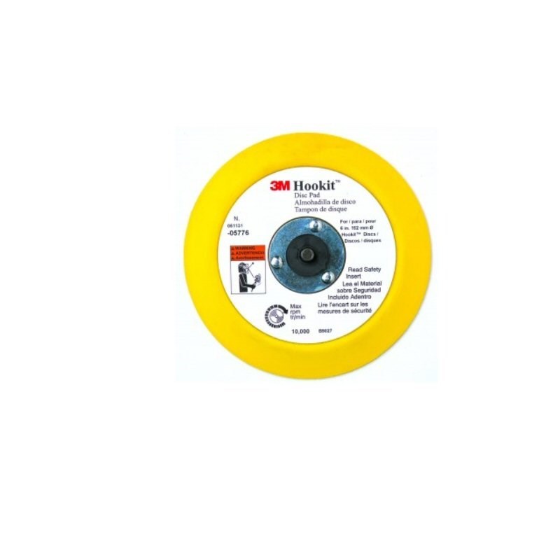 3M 05776 Hookit Disc Pad 6" Hook And Loop DA Sander Pad | eBay