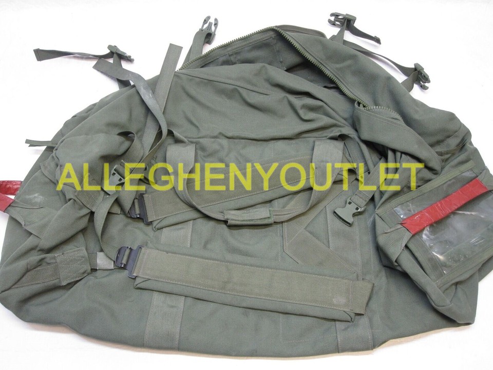 US Military IMPROVED Duffel Bag ZIPPERED Duffle Bag 8465-01-604-6541 NO ...
