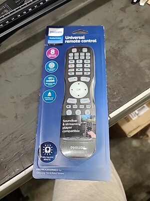 Philips 8-Device Backlit Universal Remote Control | eBay