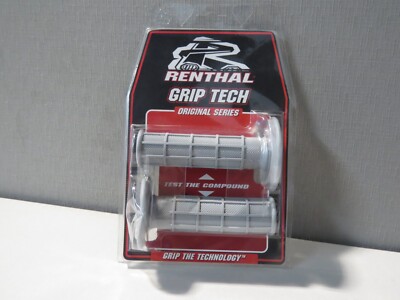 NEW Renthal Gray Motocross Full Waffle Soft Compound Grip Set G092 | eBay