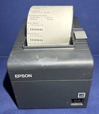 Epson TM-T20 Model M249A POS Thermal Receipt Printer USB 1F21810#4 | eBay