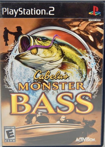 Cabela's Monster Bass Playstation 2 PS2 Video Game Complete in Case ...