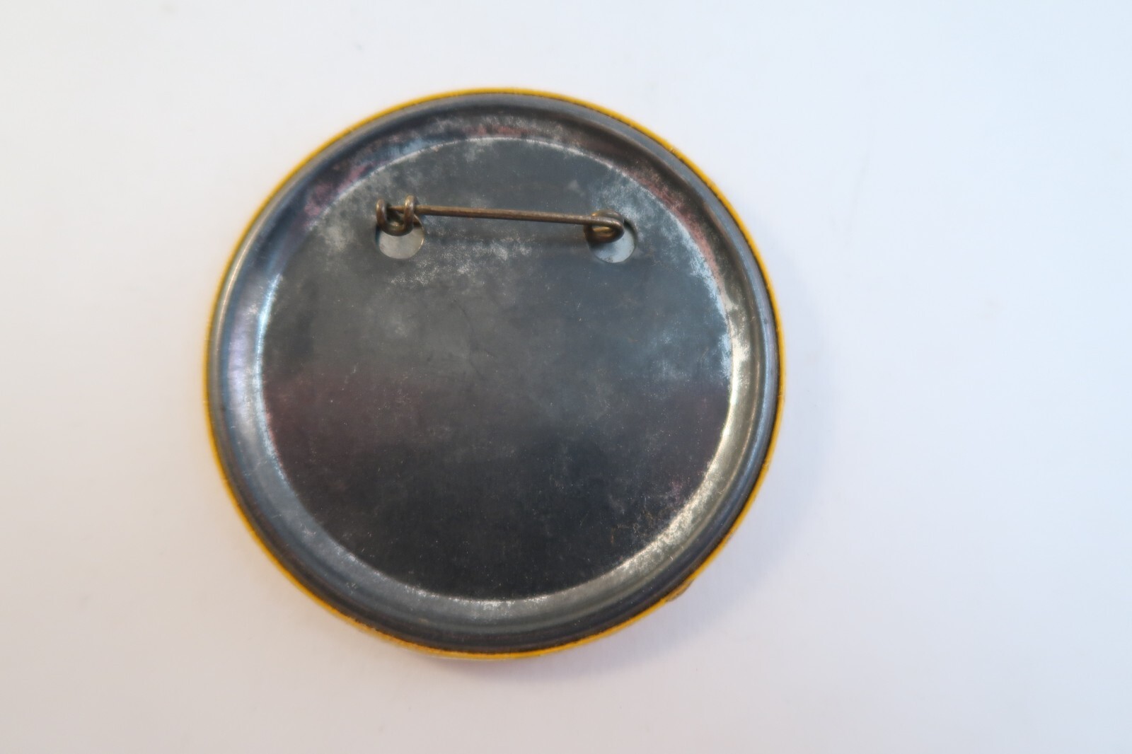 Pep Club Security Is I Am ecure Vintage Yellow Button Badge Pinback Pin ...