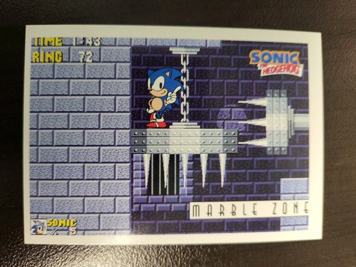 1993 Topps Sonic the Hedgehog Marble Zone Card #5 | eBay