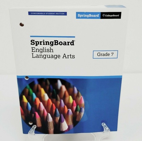 CollegeBoard SpringBoard English Language Arts Grade 7 Student Edition ...