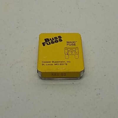 MAX-80 Cooper Bussmann Automotive Fuse 80 Amp Fuse MAX-80 Fuse | eBay
