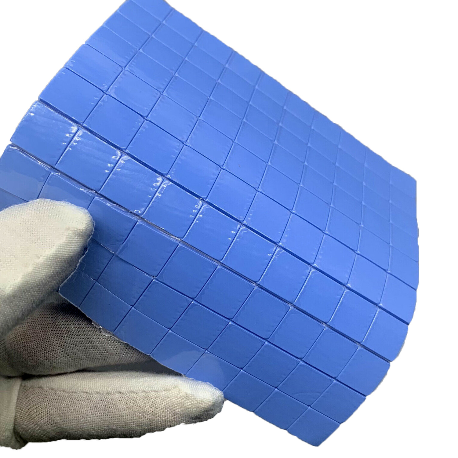 100Pcs 10x10x2mm GPU CPU Thermal Conductive Silicone Pad Heatsink ...