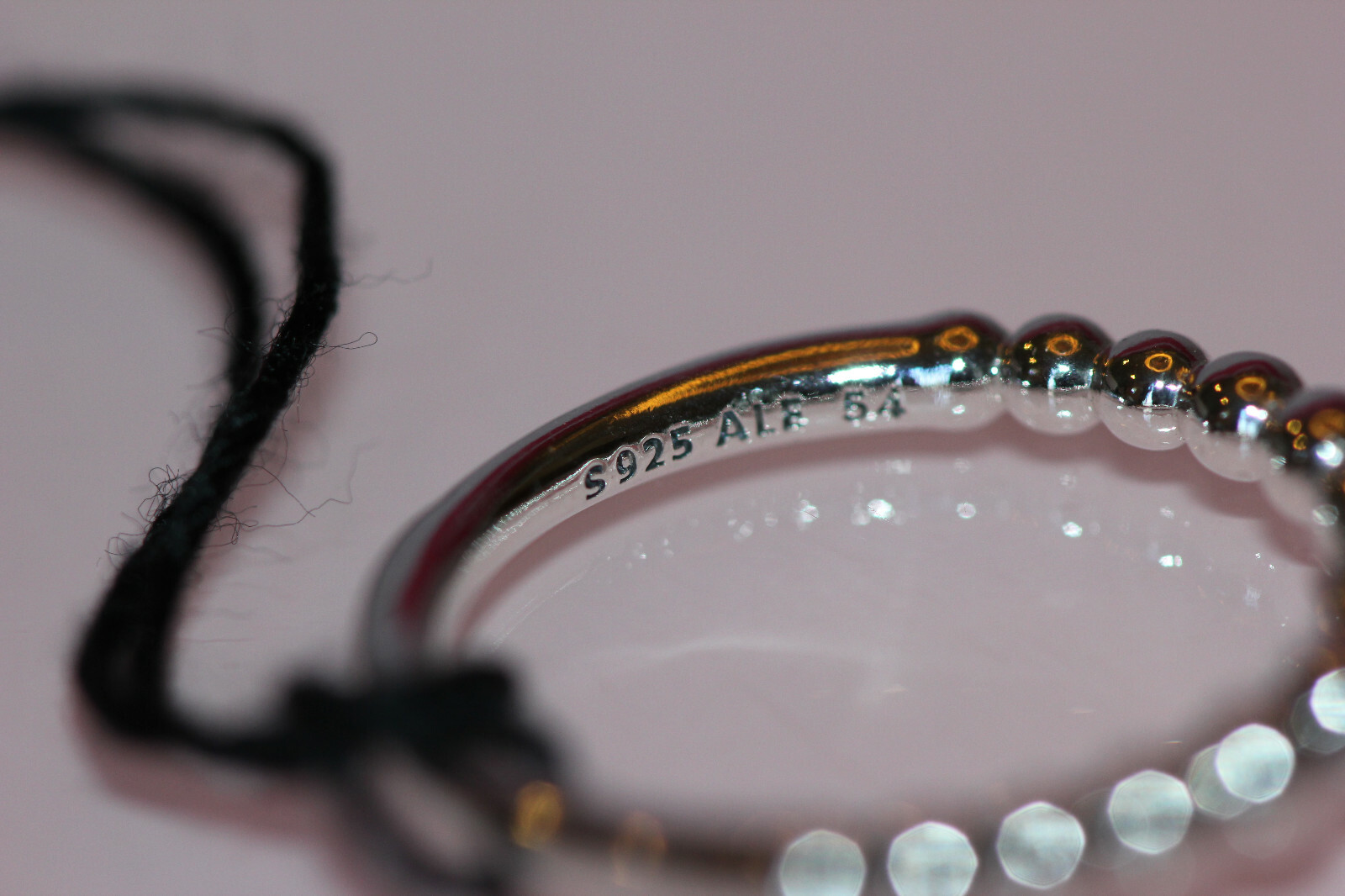 AUTH PANDORA 2020 RAIN FOREST GREEN TOPAZ BEADED RING MAY 198867C05 ...