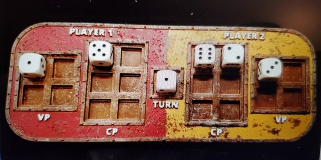 Warhammer 40K & Kill Team Point Counter. Victory, Command Points, Turn ...