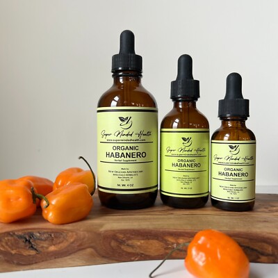 Habanero Tincture 330,000 HU | Organic Habanero Peppers | Capsicum ...