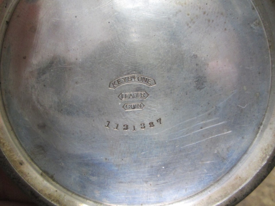 ILLINOIS COIN SILVER HUNTERS FANCY LARGE SIZE CASE NONRunning Men's ...