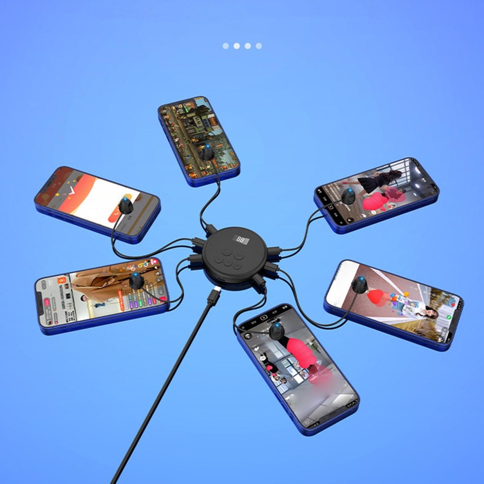 6Heads Auto Clicker Phone Screen Simulated Finger Mute Connect Auto ...