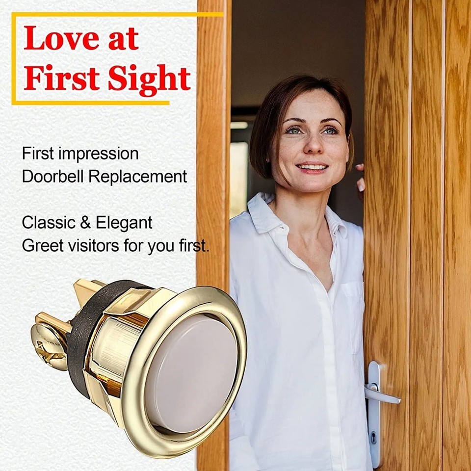 Eye Catching Easily Install Install Wired Doorbell Lighted Doorbell ...