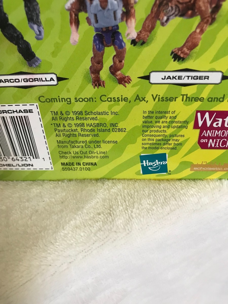 Jouets Animorphs Tigre New VTG 1998 Hasbro Transformers Deluxe