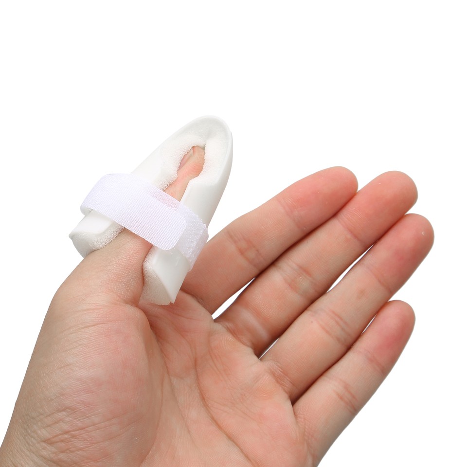 Finger Splint Safe Eco-Friendly Stable Fixation Finger Brace Soft Skin ...