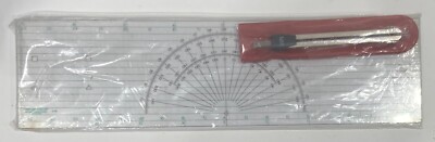 C-Thru Ruler Company Protector P-7 Plotter Combination 4" x 15" | eBay