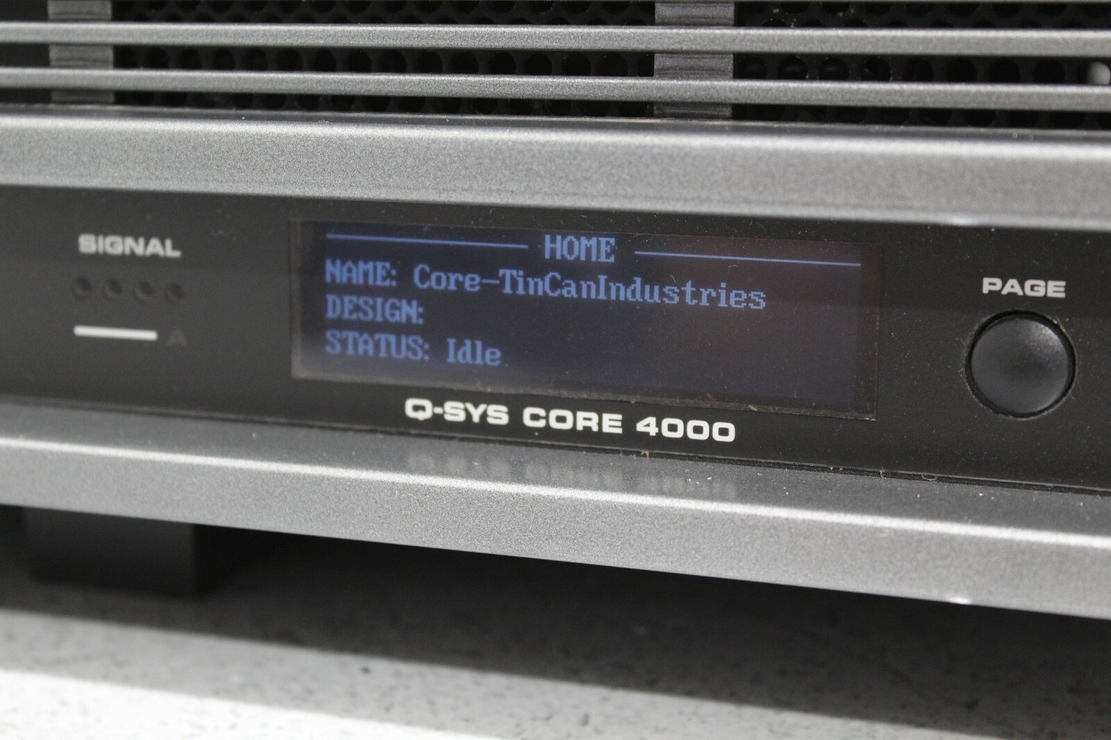 QSC Q-sys Core 4000 Digital Audio Processor Fully Tested for sale ...