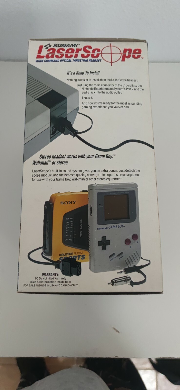 NUEVO NEW Laser Scope PAL B Nintendo nes version española | eBay