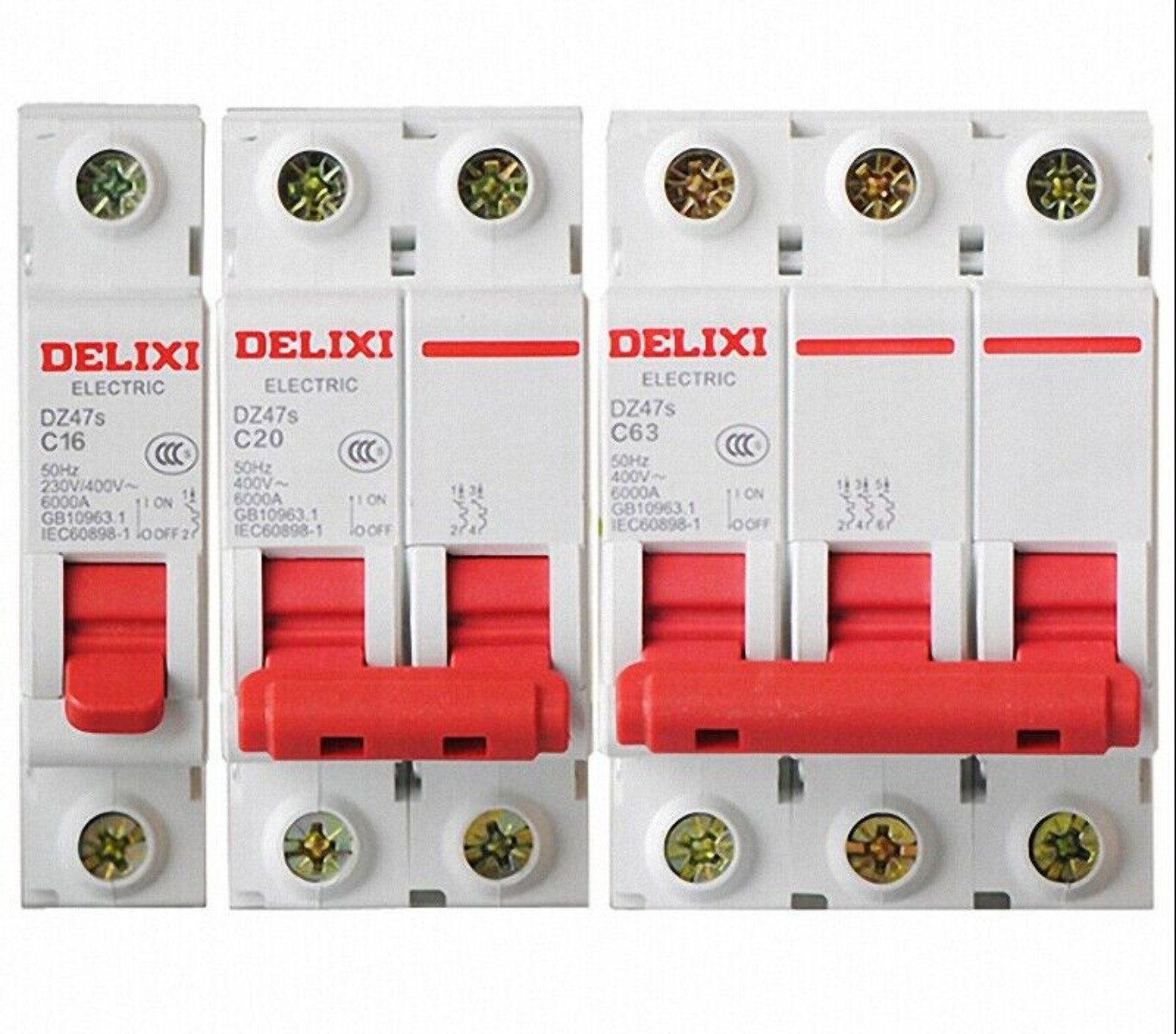 1 Pole 2 Pole MCB SAFETY SWITCH CIRCUIT BREAKER 10A 16A 20A 25A MCB | eBay