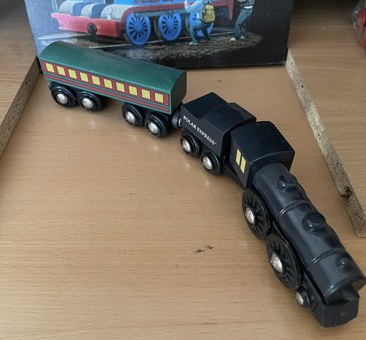 Polar Express Wooden Train Set