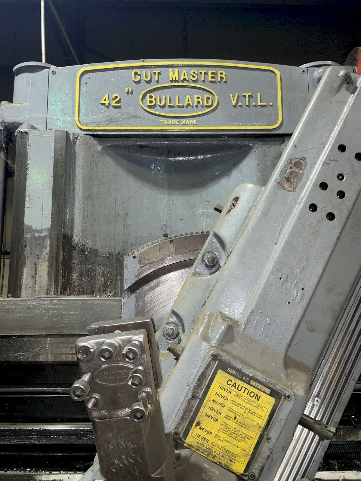 42" BULLARD CUTMASTER 3-JAW VERTICAL TURRET LATHE (V.T.L.): STOCK ...