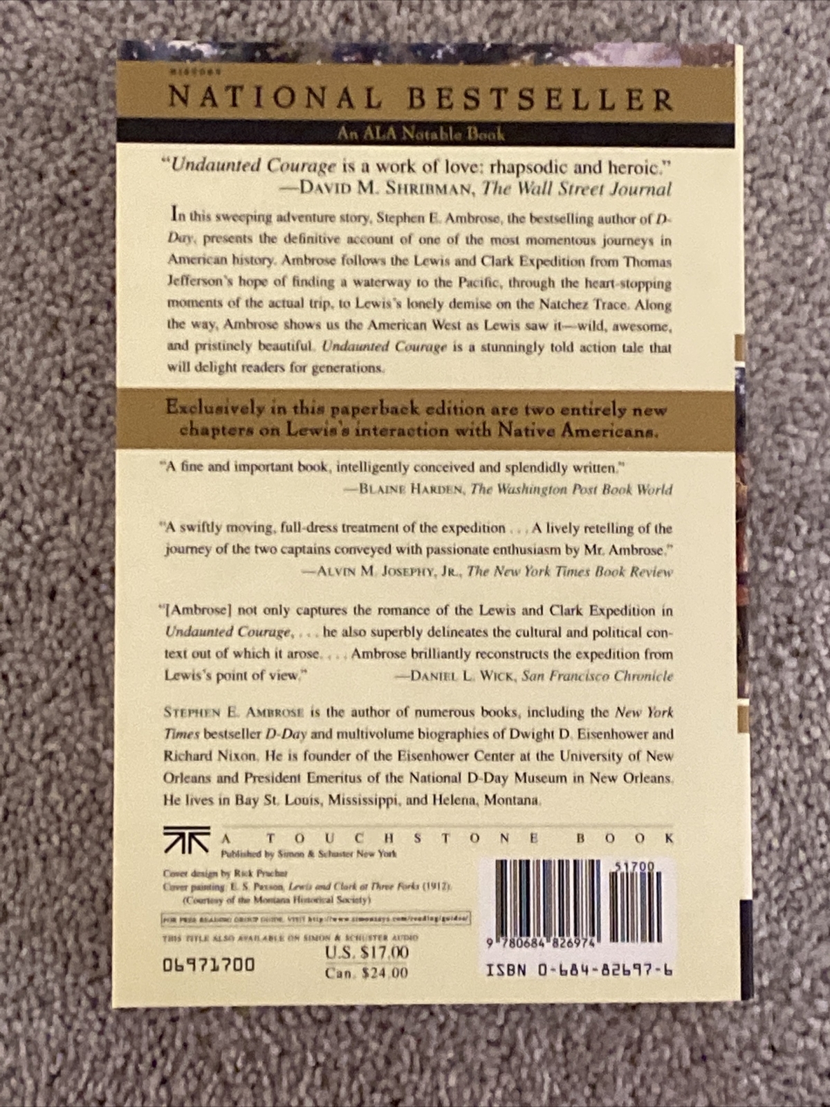 Undaunted Courage : Meriwether Lewis Thomas Jefferson and the Opening ...