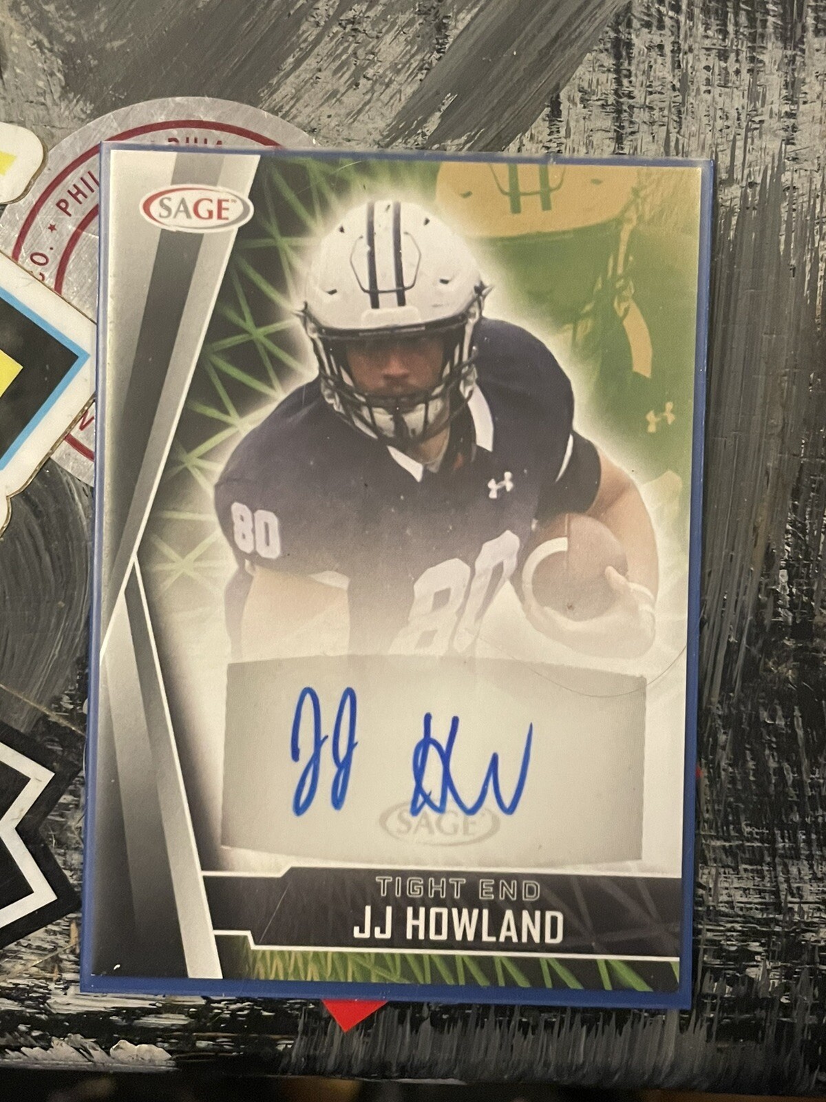 JJ Howland - 2022 Sage Football High Series Rookie Autograph Yale | eBay