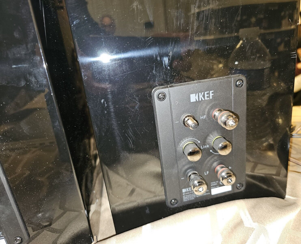 KEF R3 Series Passive 3-Way Bookshelf Speakers (PAIR) - Black Gloss ...