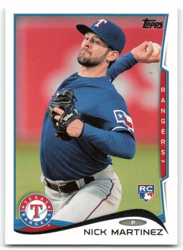 2014 Topps Update #US-304 Nick Martinez RC Texas Rangers 3F | eBay