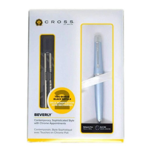 Cross Beverly Contemporary Pen with Refill Gift Box (Light Blue) | eBay