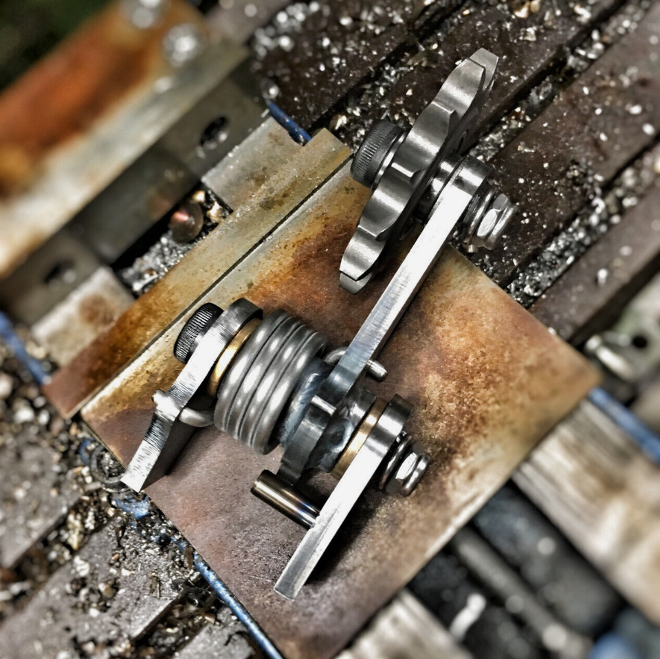 Motorcycle Chain Tensioner Weld-On Chopper Bobber Cafe MADE IN THE USA ...