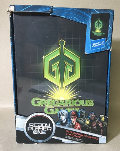 Warner Bros Gregarious Games Ready Player One Luminart Light Up Canvas ...