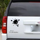 2XCar Water Drops Ink Reflective Car Stickers Funny Reflective Car Body ...
