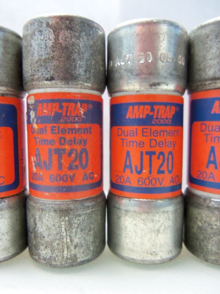 Nice Lot Gould Shawmut AJT20 20 Amp Fuses LPJ 20sp Class J 600V | eBay