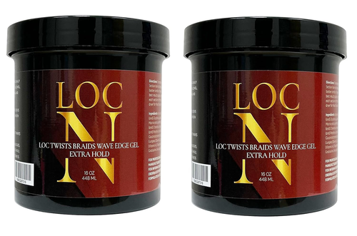 LOC N Edge Gel Extra Hold – Pack of 2 (16 Oz Each) | Strong Hold for ...