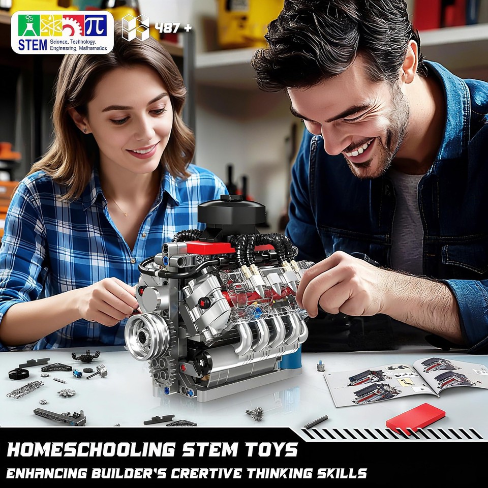 mini v8 engine kits that runs - build your own visible model engine ...