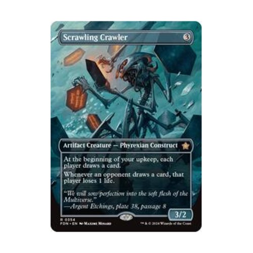WOTC Foundations Scrawling Crawler (Borderless) (R) NM | eBay