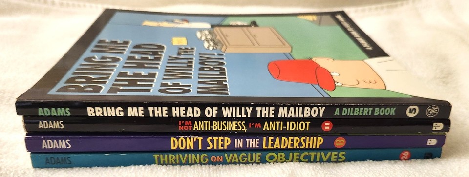 Dilbert Comic Paperback Books by Scott Adams Lot of 4 Books | eBay