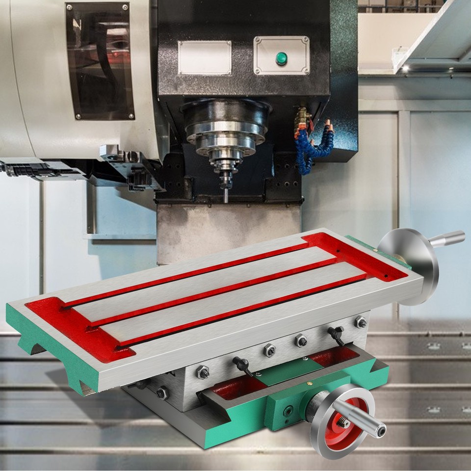 Compound Milling Machine Work Table 2 Axis Cross Slide Bench Drill Vise ...